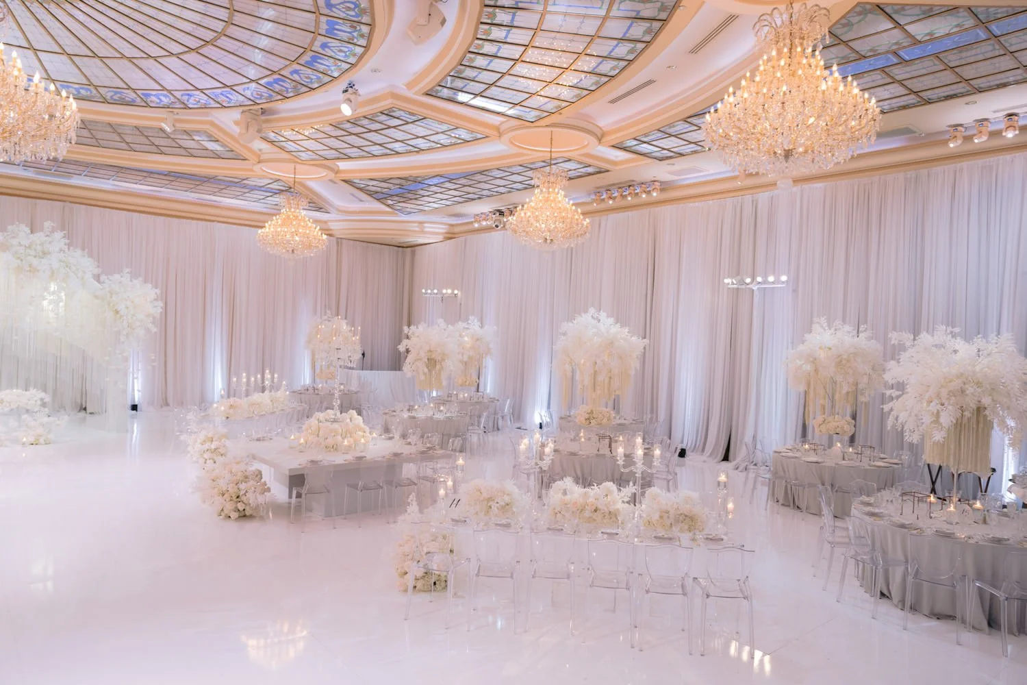 Wedding Design Ideas: Adding Dimension to a Heavenly All-White Wedding ...