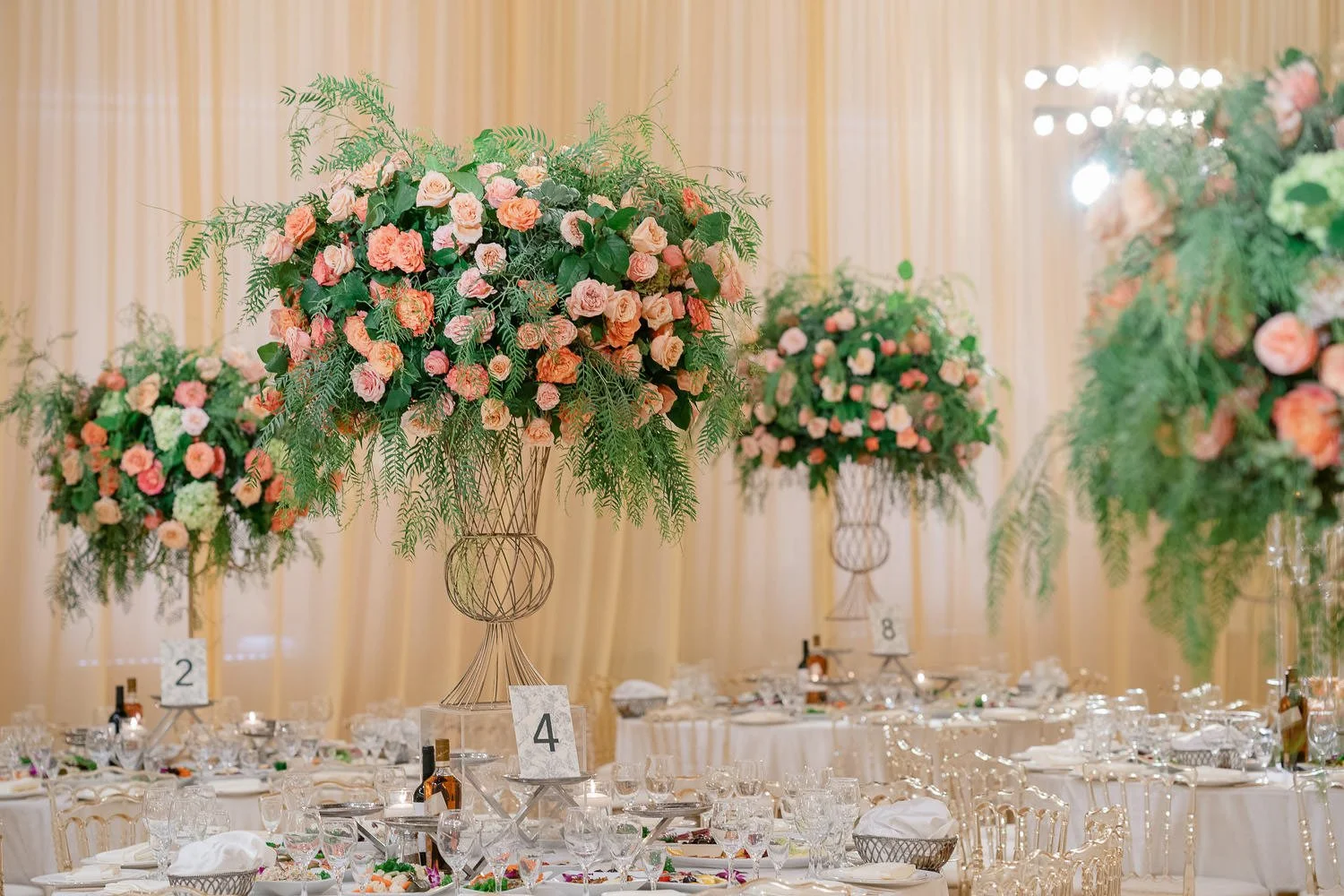 Event Design Tips: Making Colors Pop at an Orange, Peach & Apricot ...