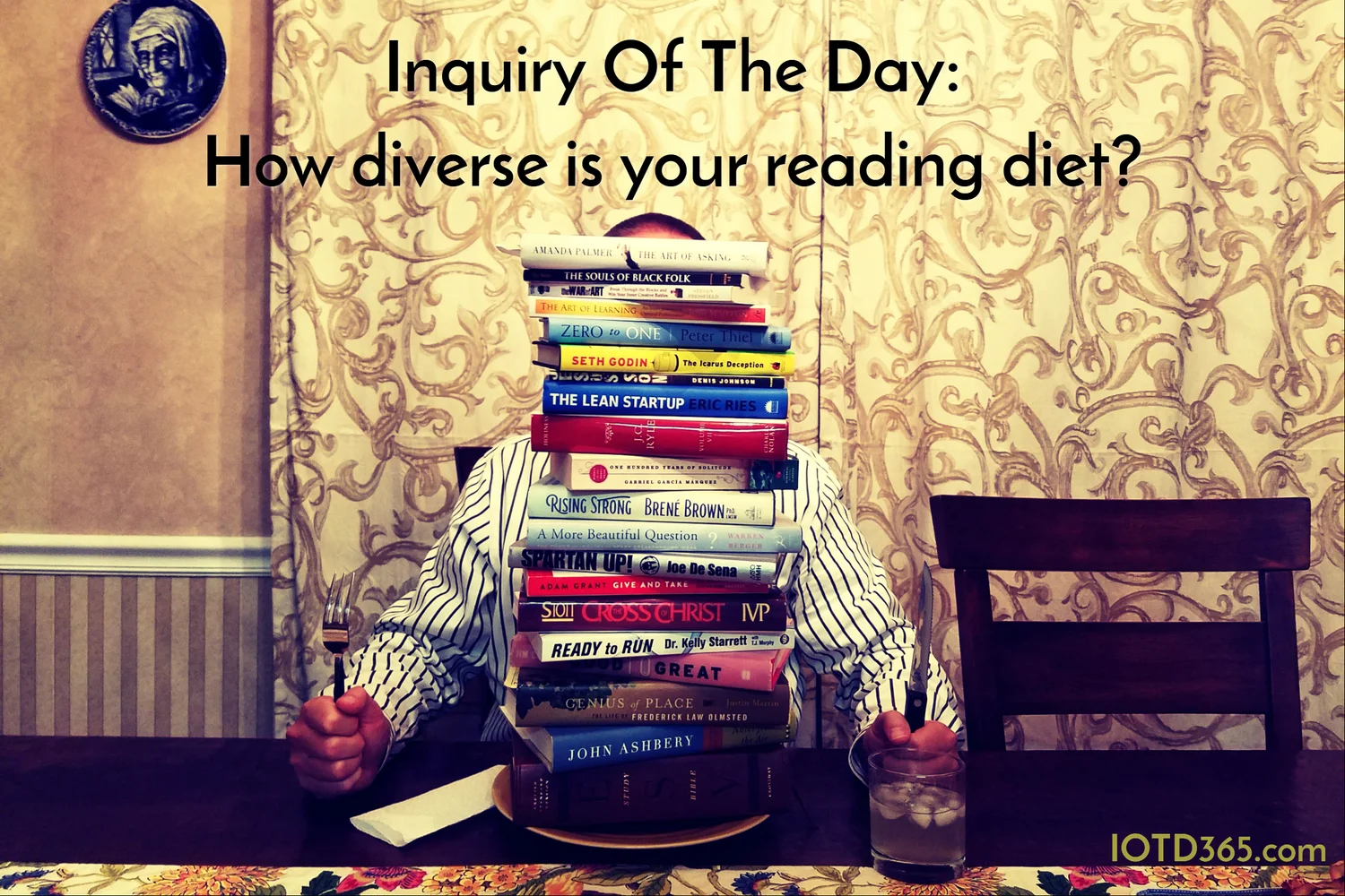 How diverse is your reading diet? — Inquiry Of The Day (IOTD)365
