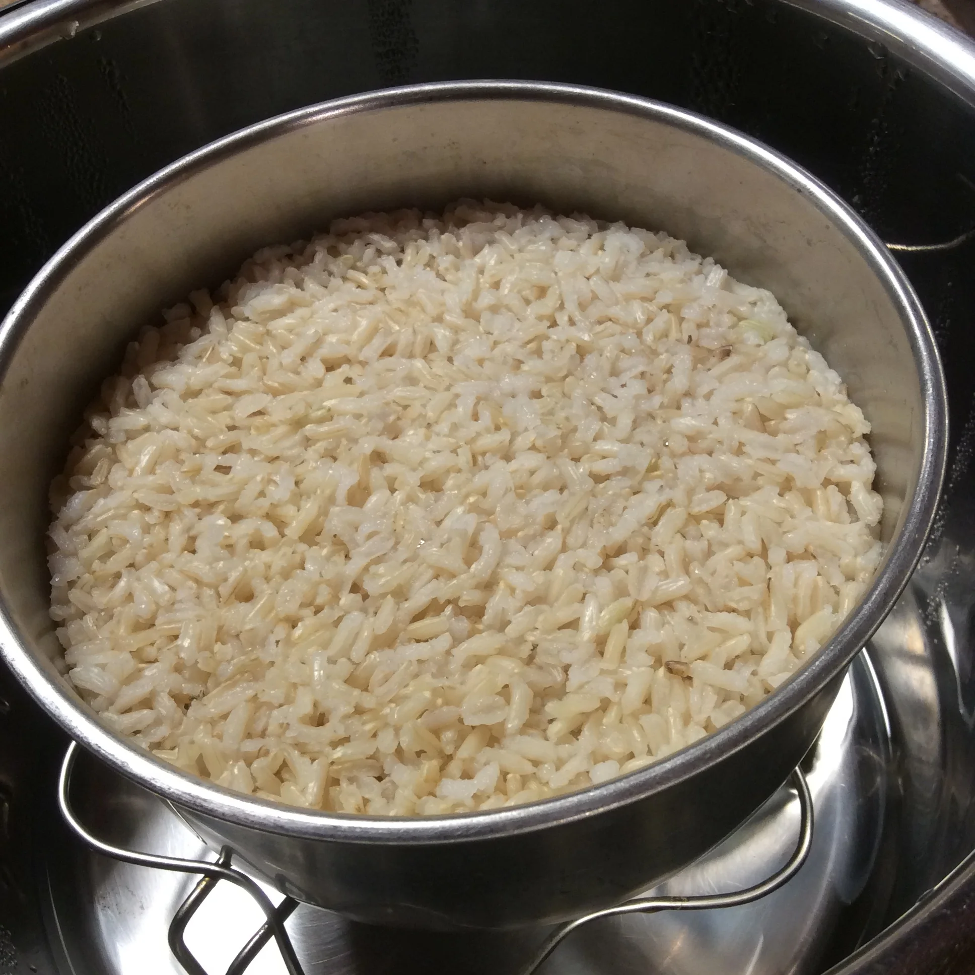 Instant Pot Brown Rice (Pot In Pot) — TLC In The Kitchen