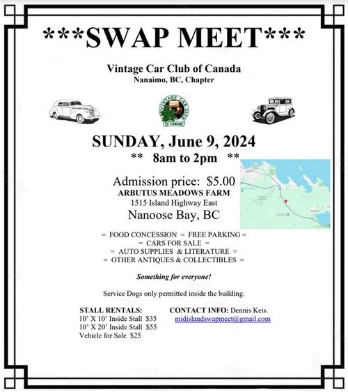 Show Calendar — Vancouver Island Hot Rods
