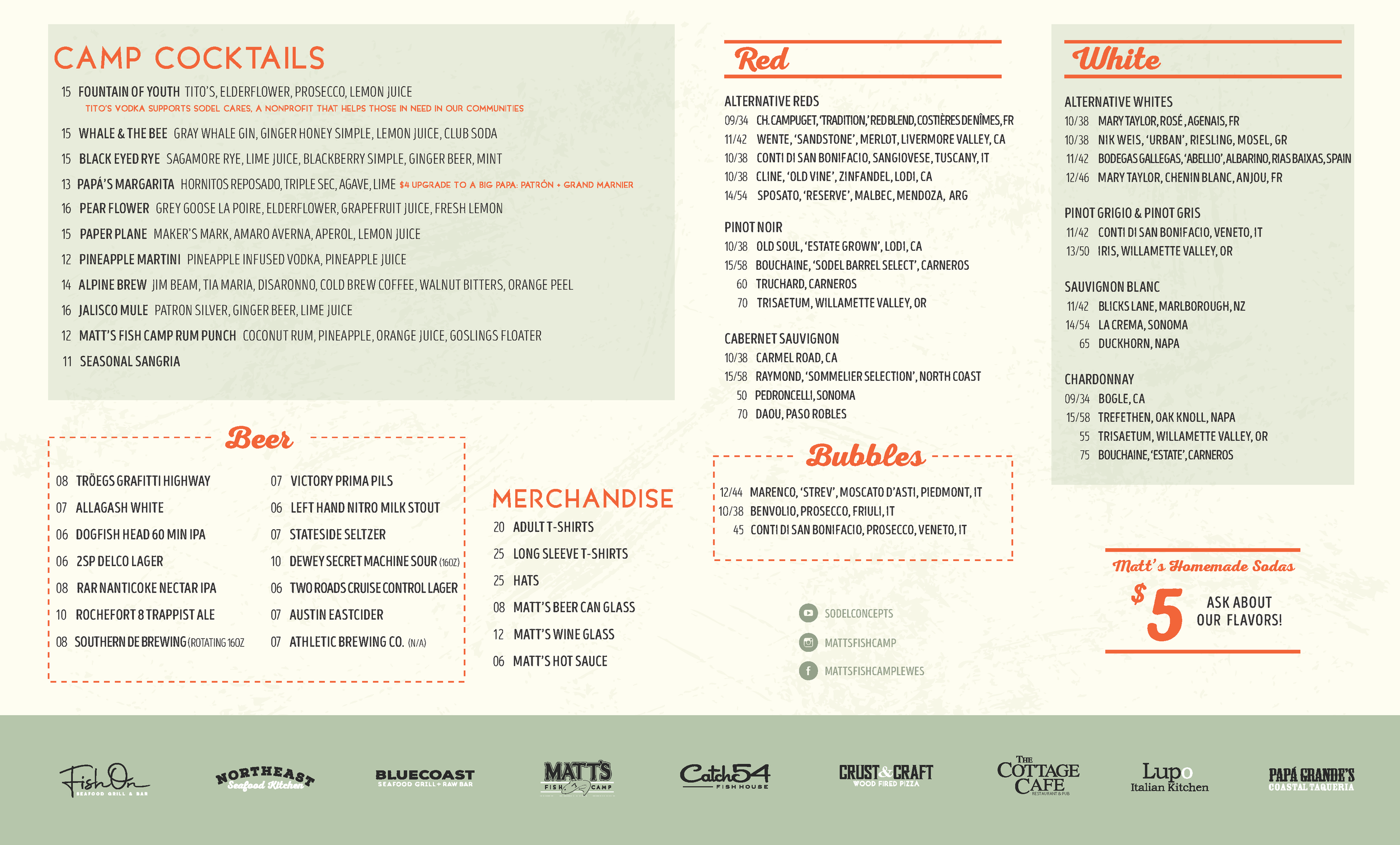 See Our Menu | Lewes Seafood Restaurant | Matt's Fish Camp