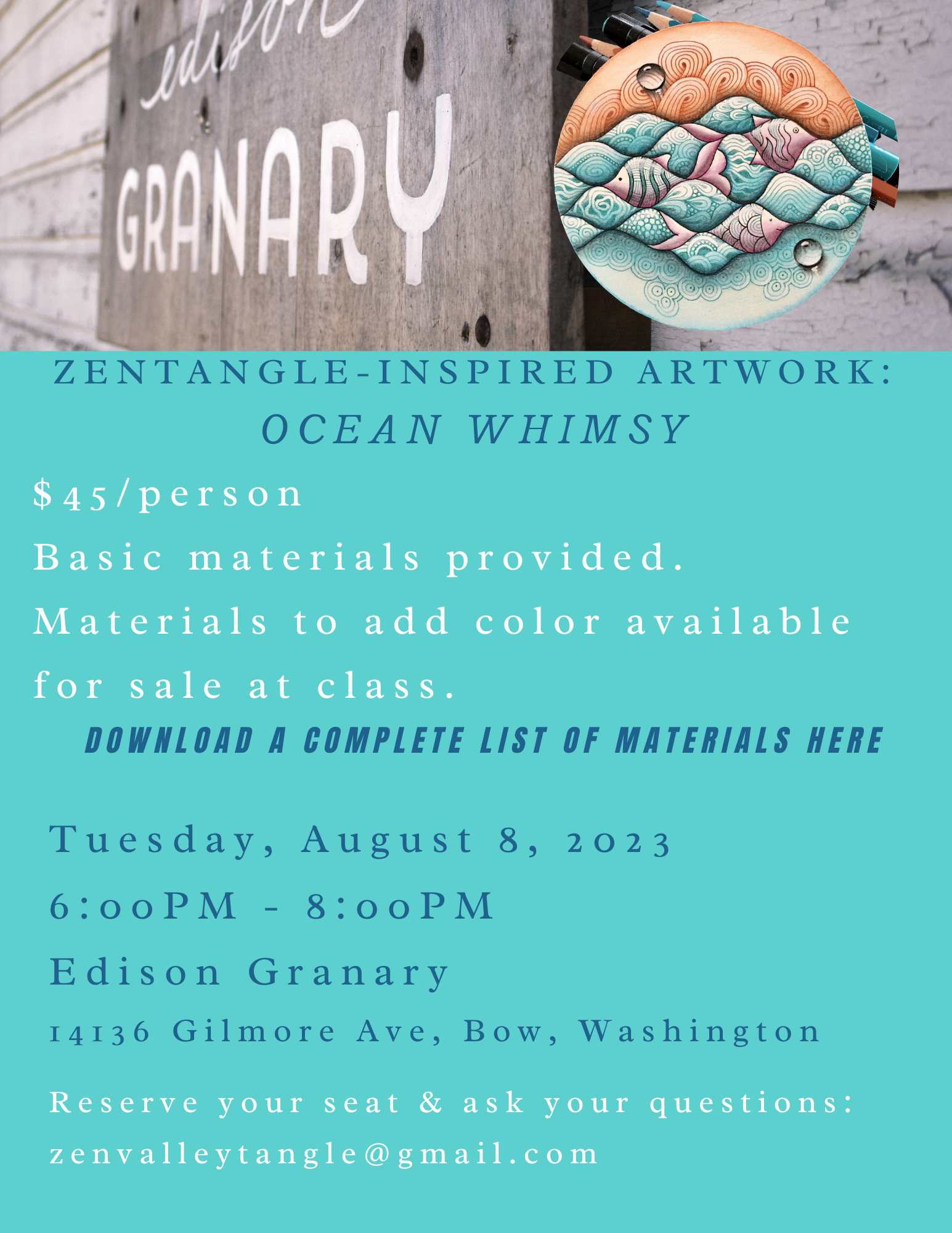 Classes — The Edison Granary