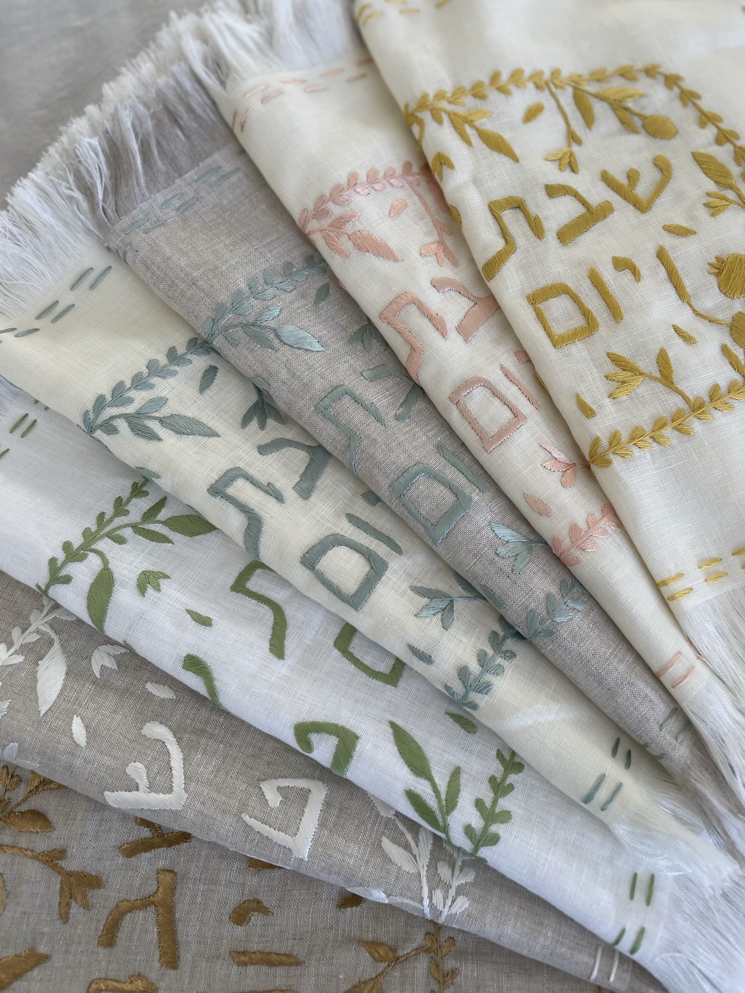 Hand Embroidered Challah Covers — A H Y I N