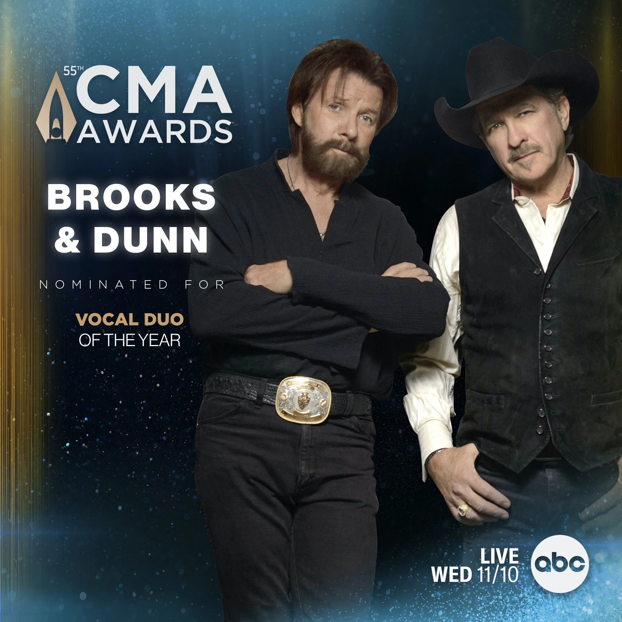 BROOKS & DUNN NOMINATED FOR "VOCAL DUO OF THE YEAR" AT 55TH CMA AWARDS ...