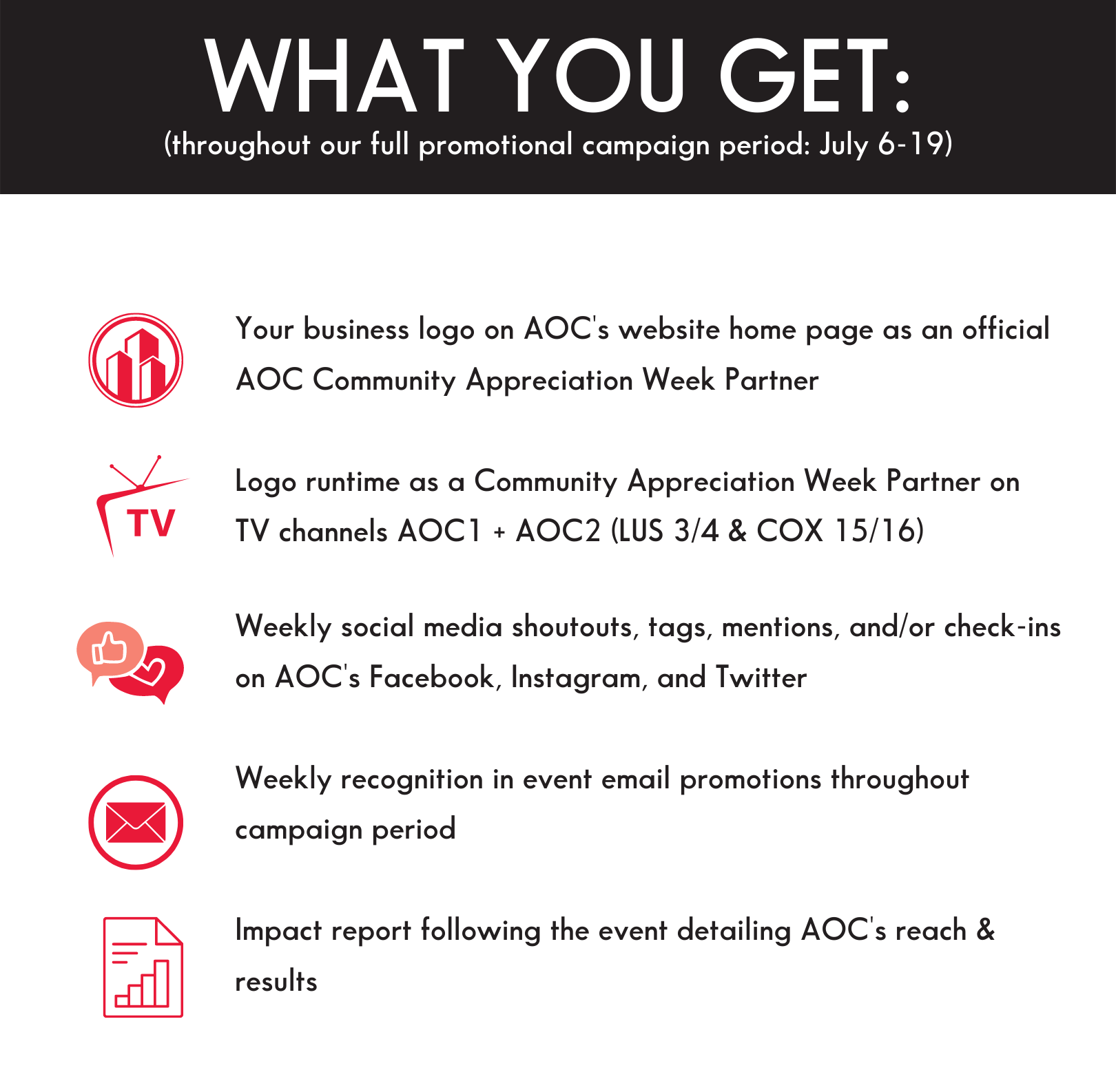 Partner Request: Community Appreciation Week — AOC Community Media