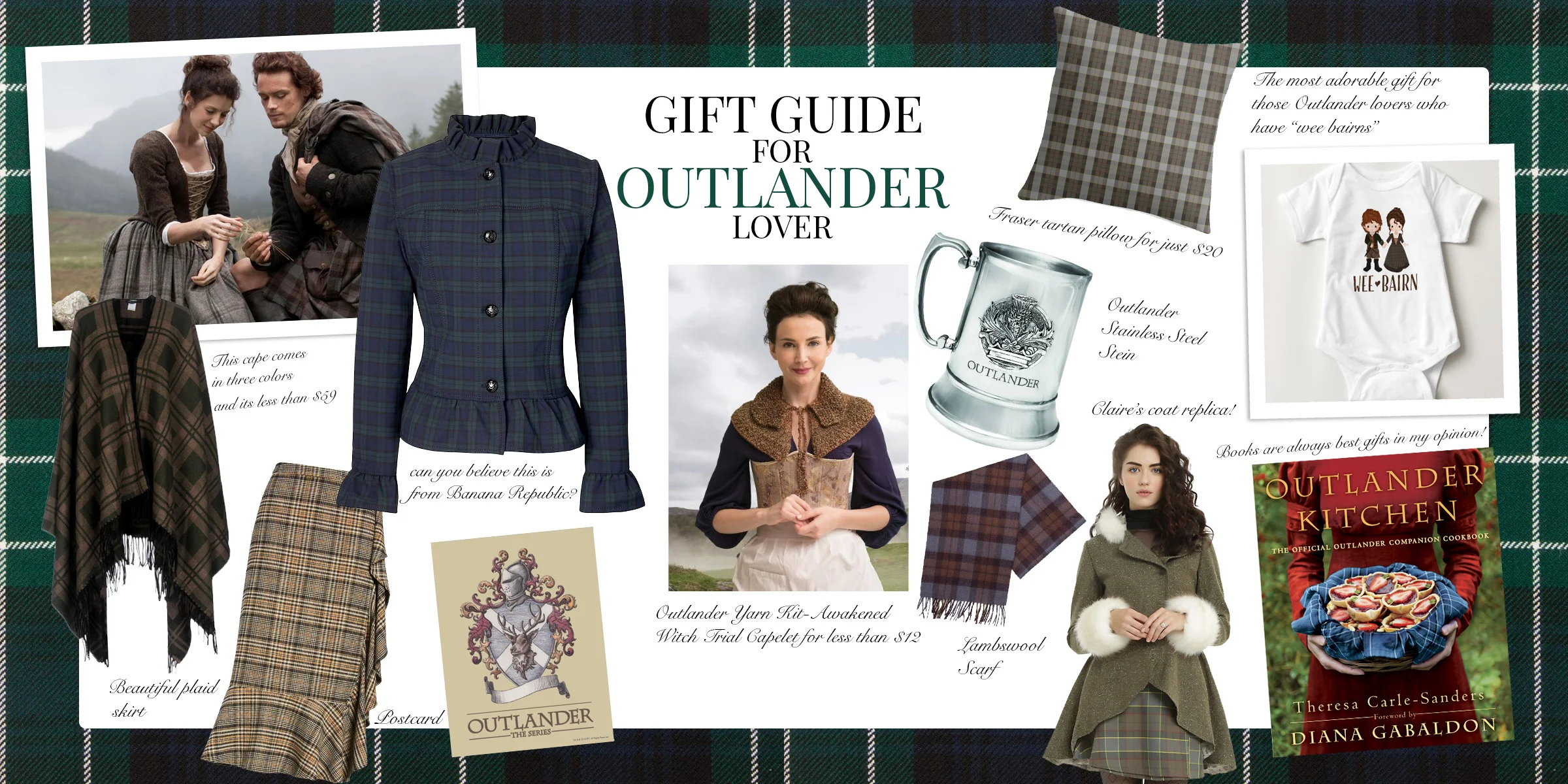 Theme 36: Holiday Season. Gift guide for Outlander fans! — Pastiche.today