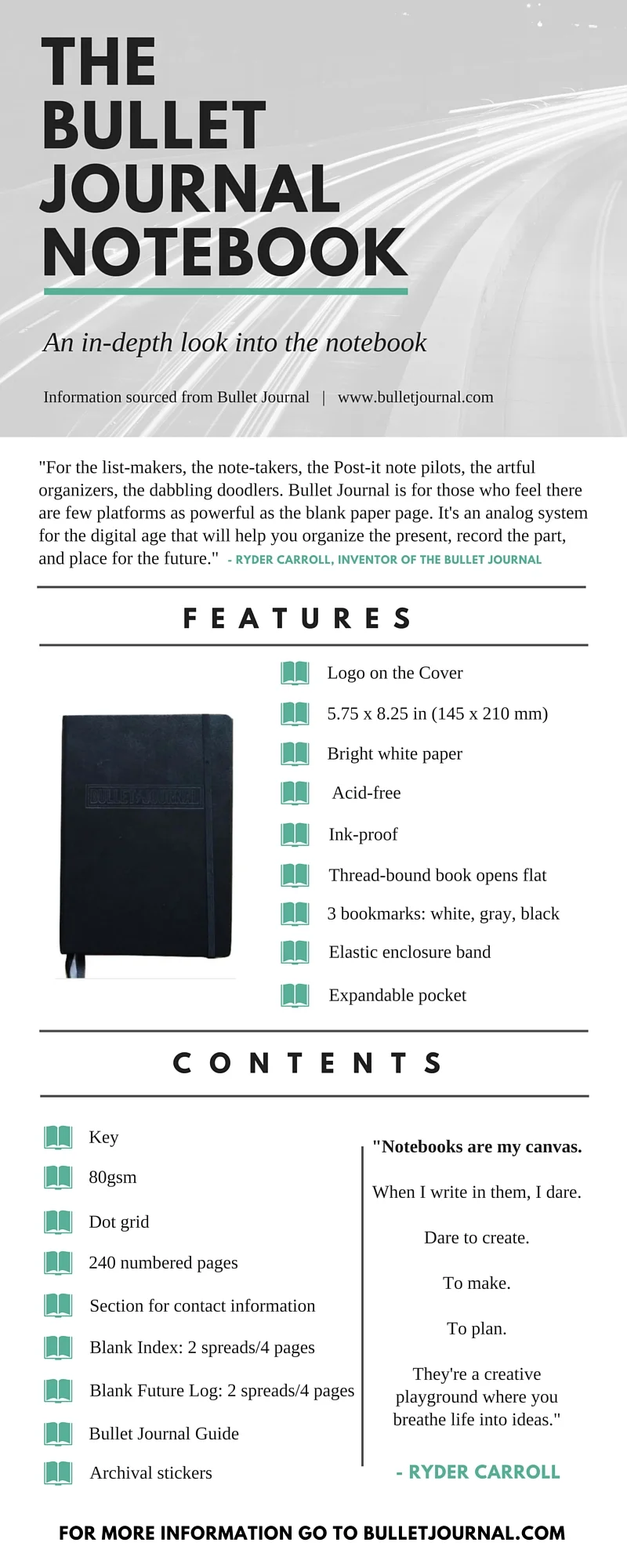 Epic Official Bullet Journal Notebook Review & Giveaway! — Tiny Ray of ...