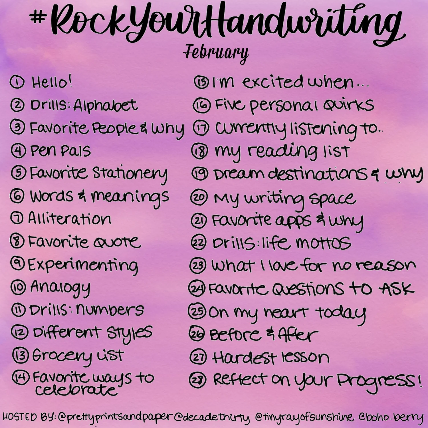 #RockYourHandwriting — Tiny Ray of Sunshine
