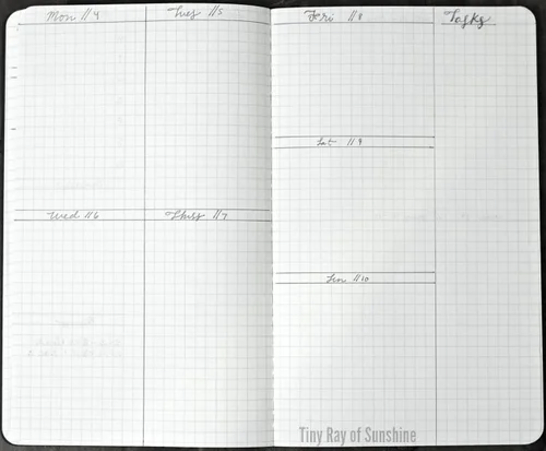 Layout Idea: Weekly layouts — Tiny Ray of Sunshine