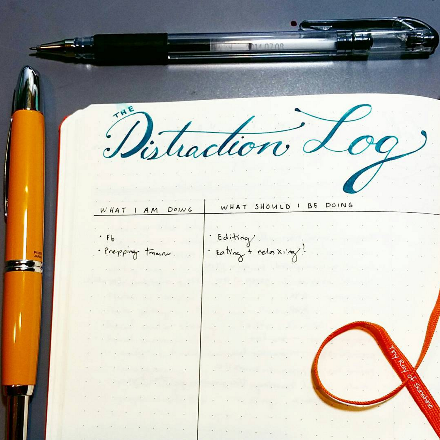 #100DaysOfBulletJournalIdeas: 29 - Create a Distraction Log to Improve ...