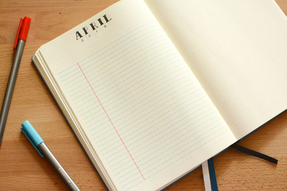 Tiny Tutorial: Notepaper look in your Bullet Journal — Tiny Ray of Sunshine