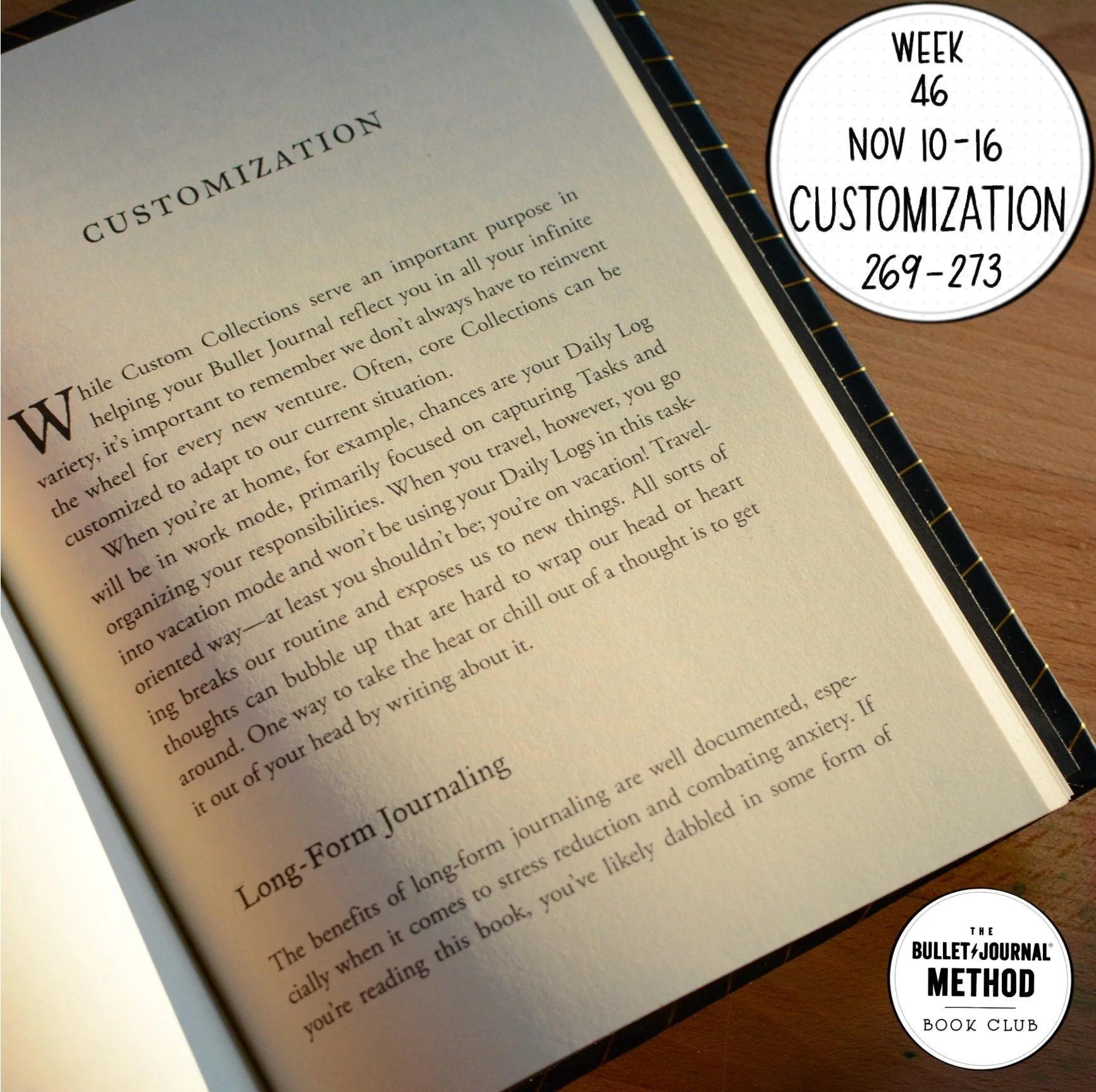 Week 46: Customization (The Bullet Journal Method Book Club) — Tiny Ray ...