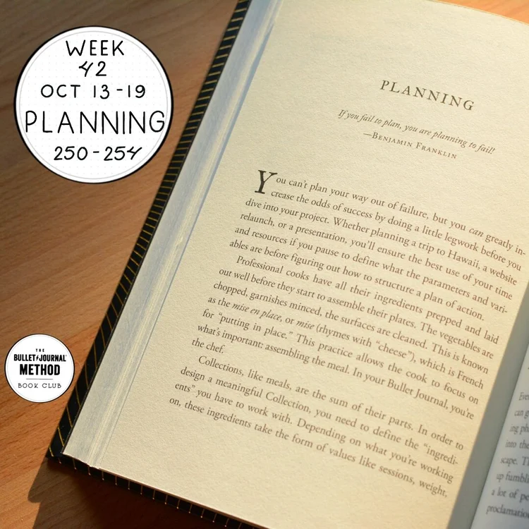 Week 42: Planning (The Bullet Journal Method Book Club) — Tiny Ray of ...