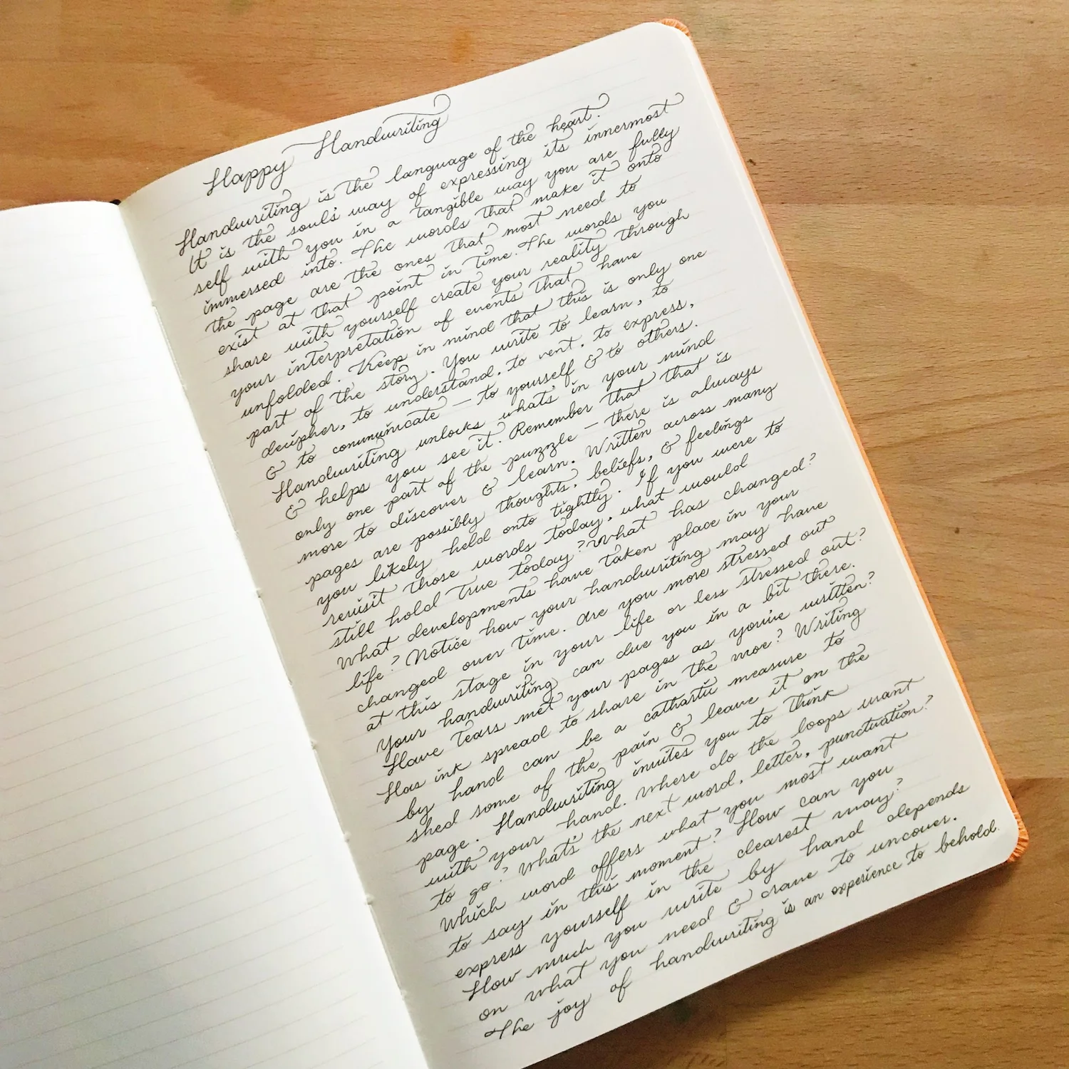 Happy Handwriting — Tiny Ray of Sunshine