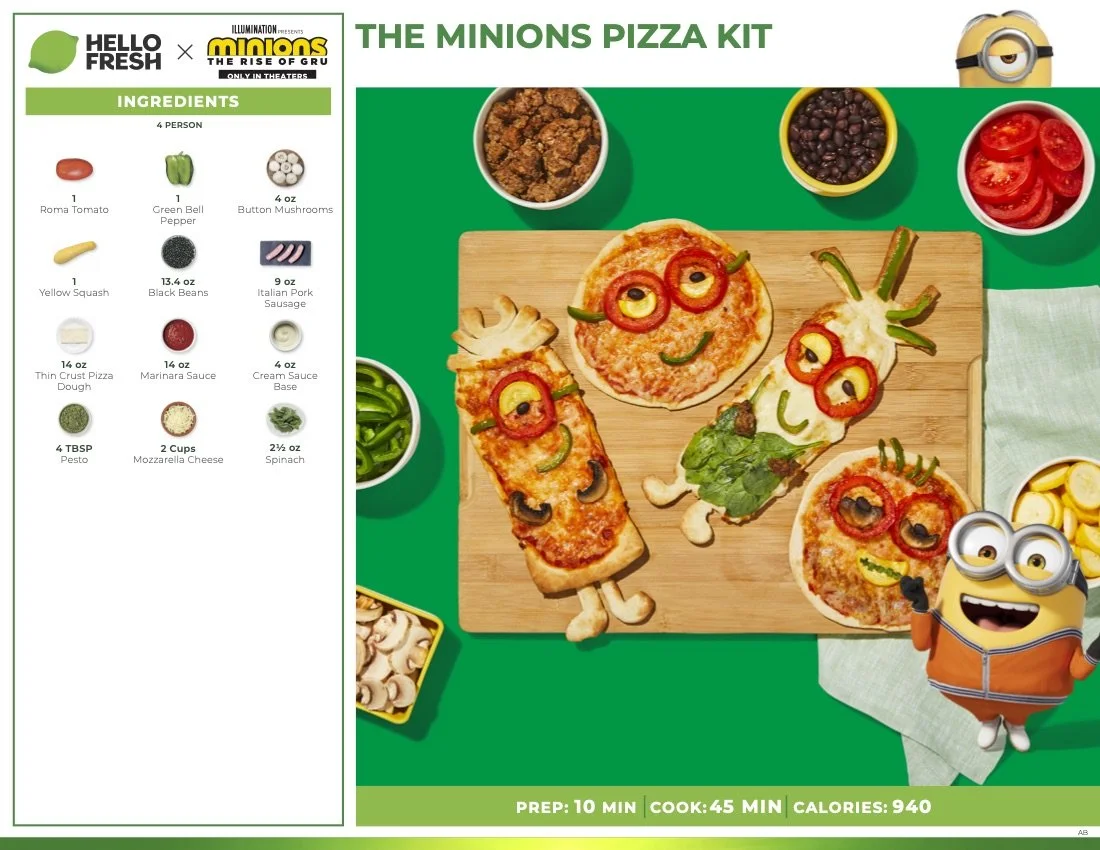 HelloFresh x Minions — Ricki Friedman