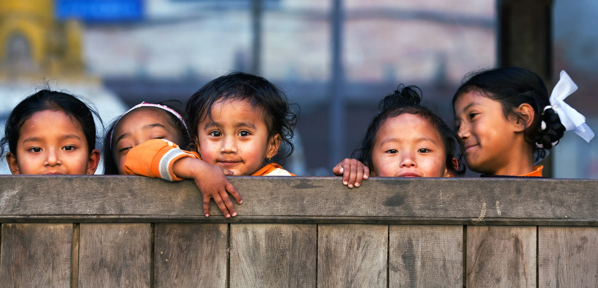 Poor Children Smiling