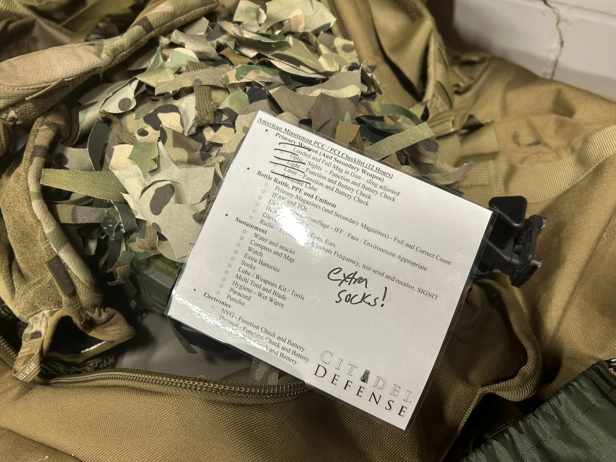 Minuteman's Acronym Cheat Sheet — Citadel Defense