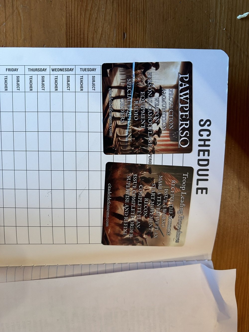 Minuteman PCI/PCC Checklists — Citadel Defense