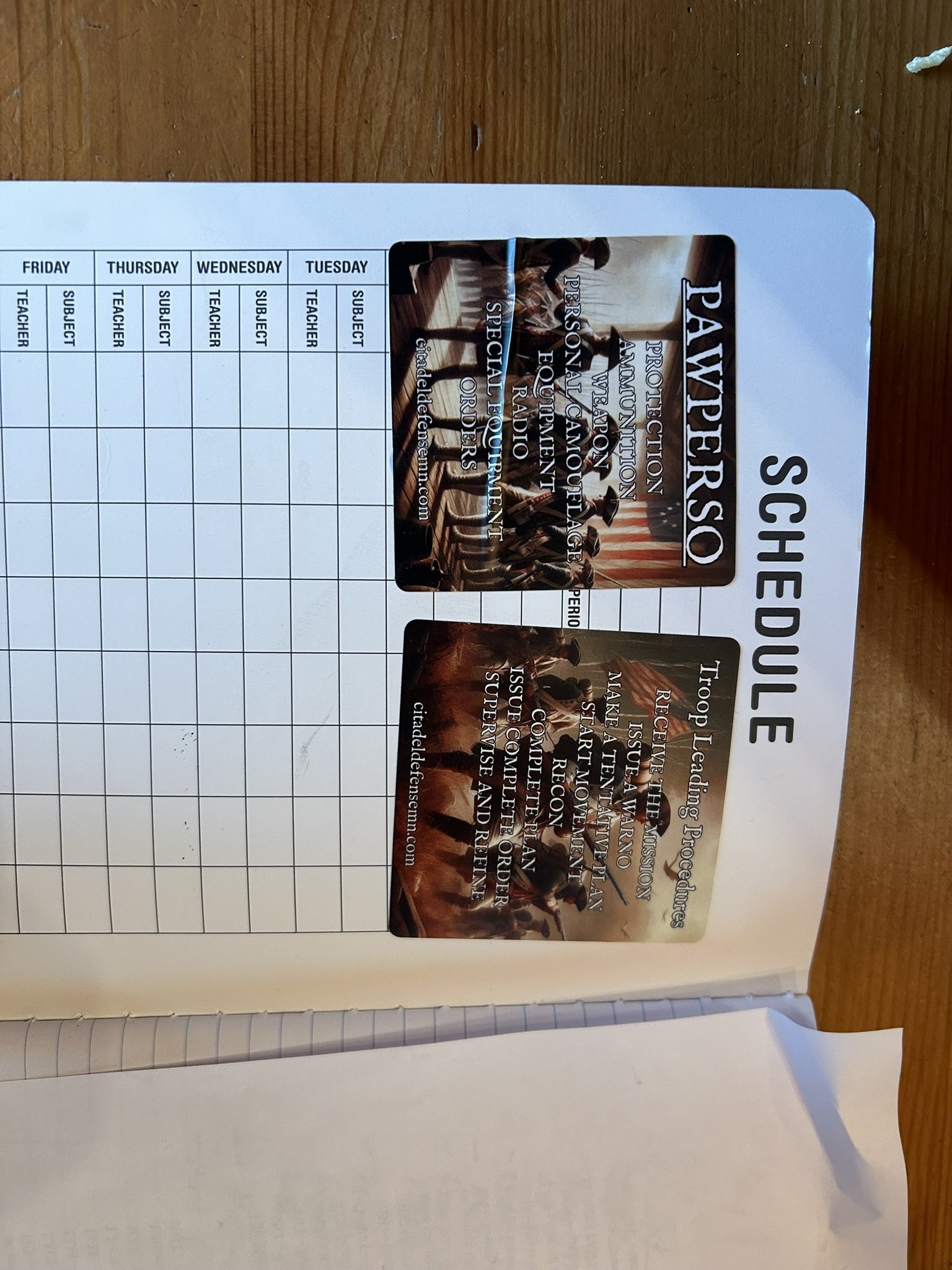Minuteman PCI/PCC Checklists — Citadel Defense