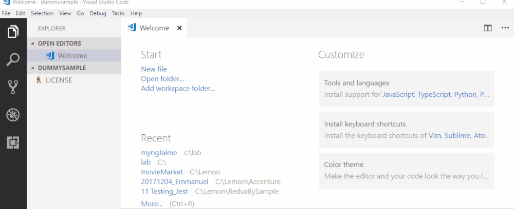 Git y Visual Studio Code — Lemoncode formacion