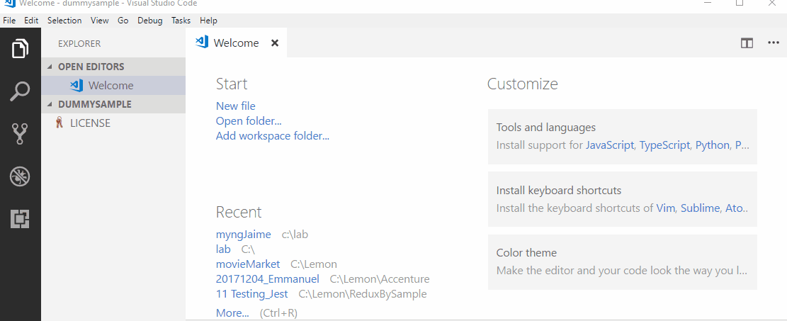 Git y Visual Studio Code — Lemoncode formacion