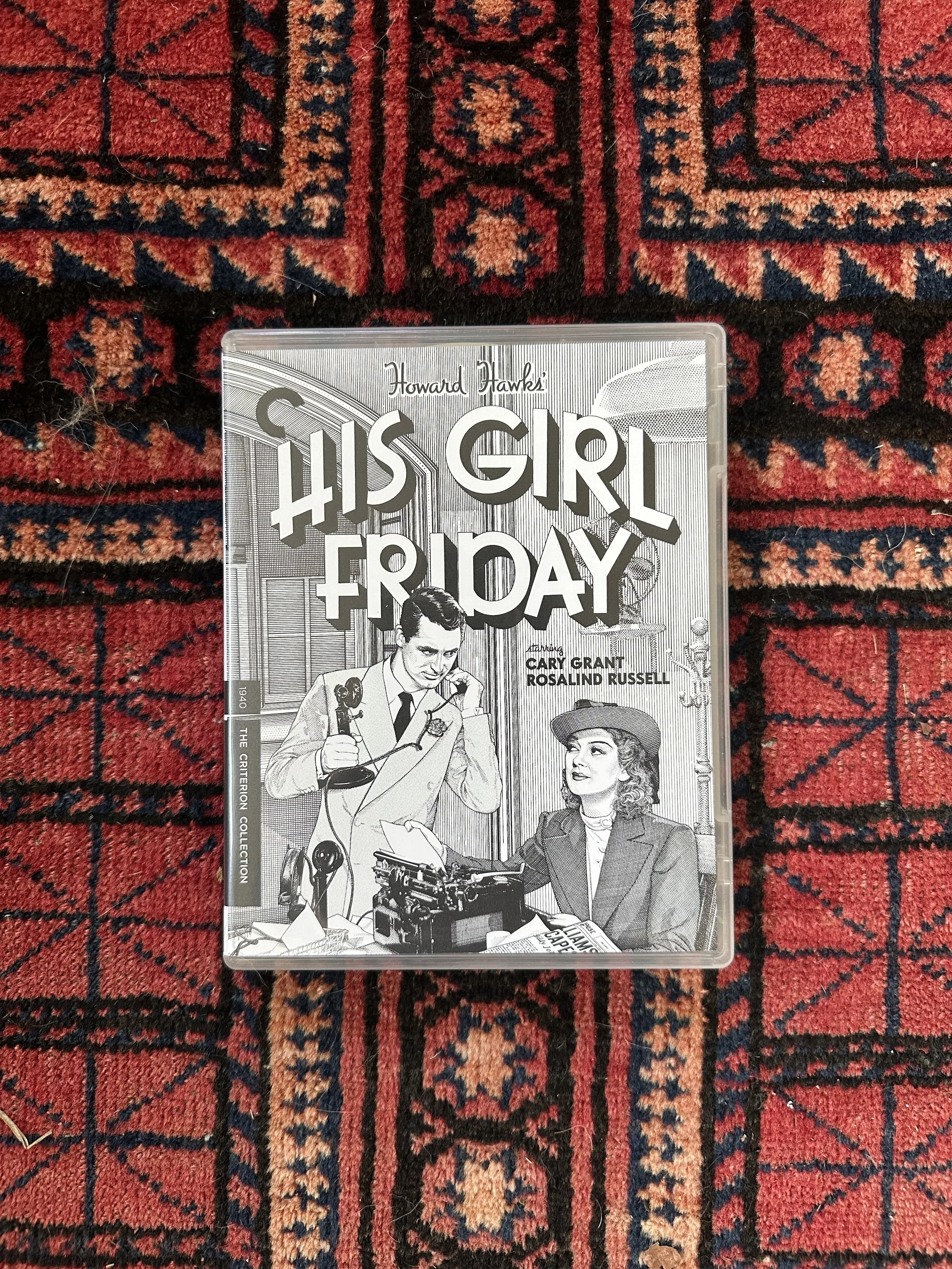 Disc Dispatch: HIS GIRL FRIDAY from Criterion — Moviejawn