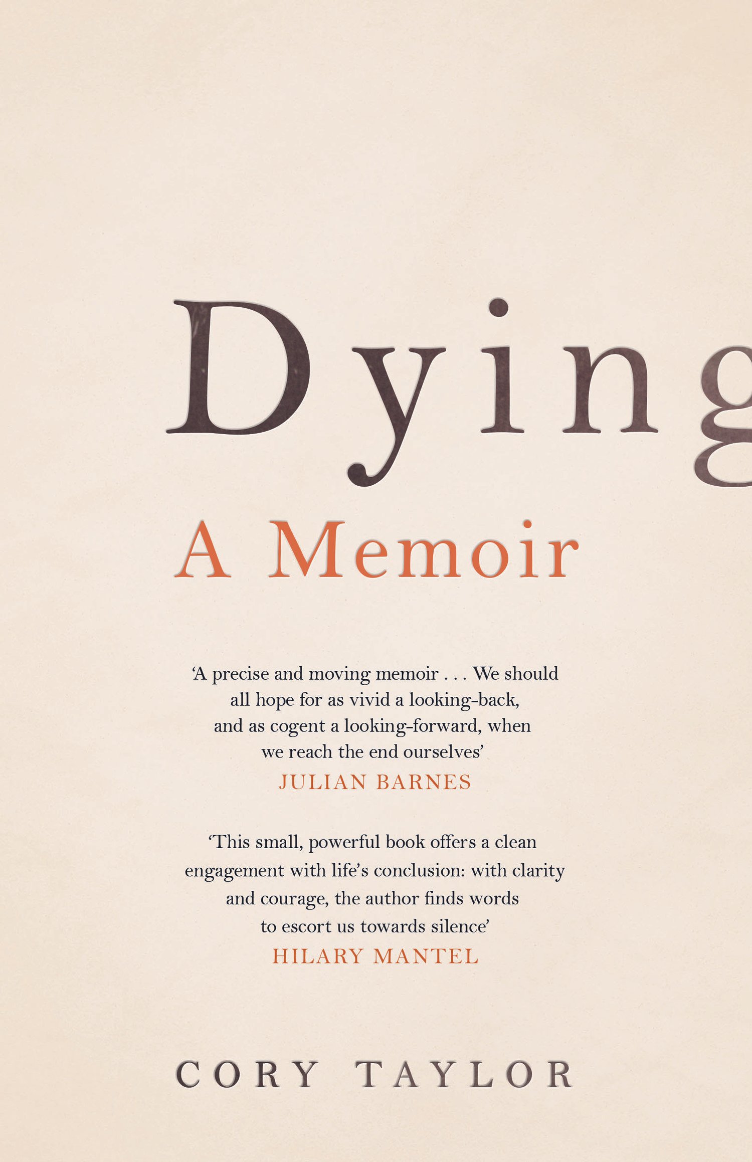 SPINE-Peter Adlington on Designing the Cover for Dying