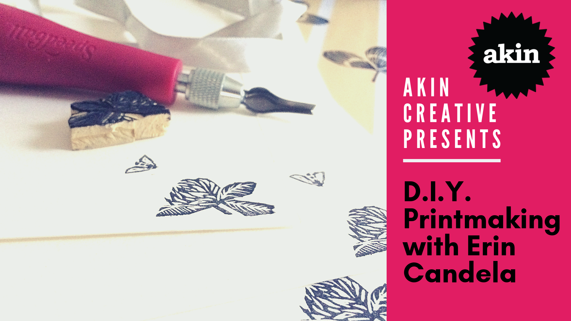 Have Some Printmaking Fun with Erin Candela this May! — Akin Collective