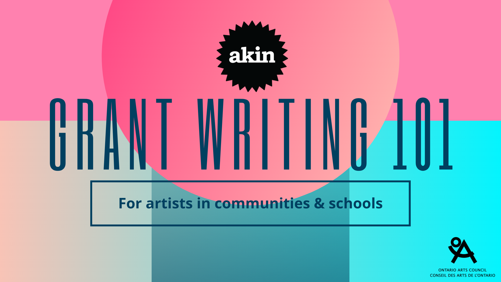 Grant Writing 101 for Artists in Communities and Schools — Akin Collective