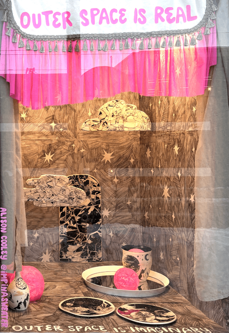 Alison Cooley, ‘OUTER SPACE IS REAL’ at the Akin Vitrine Gallery — Akin ...