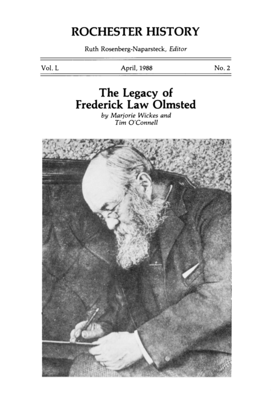 Frederick Law Olmsted — Highland Park Conservancy