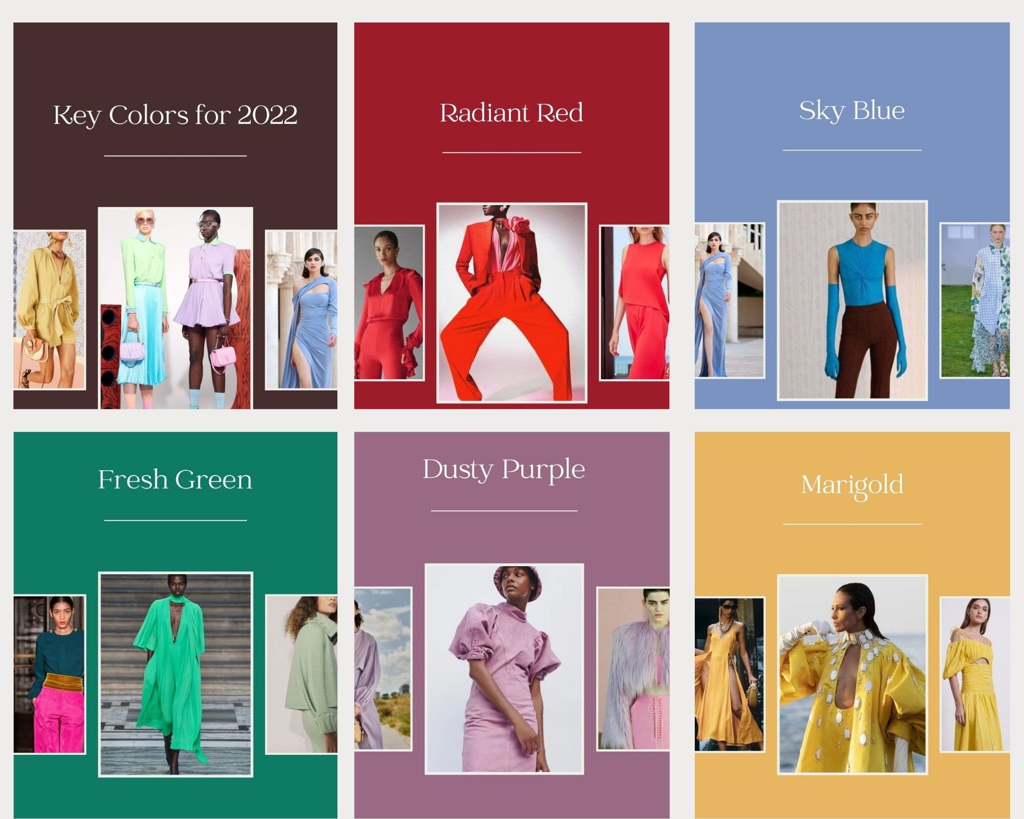 2022 Fashion Color Trends