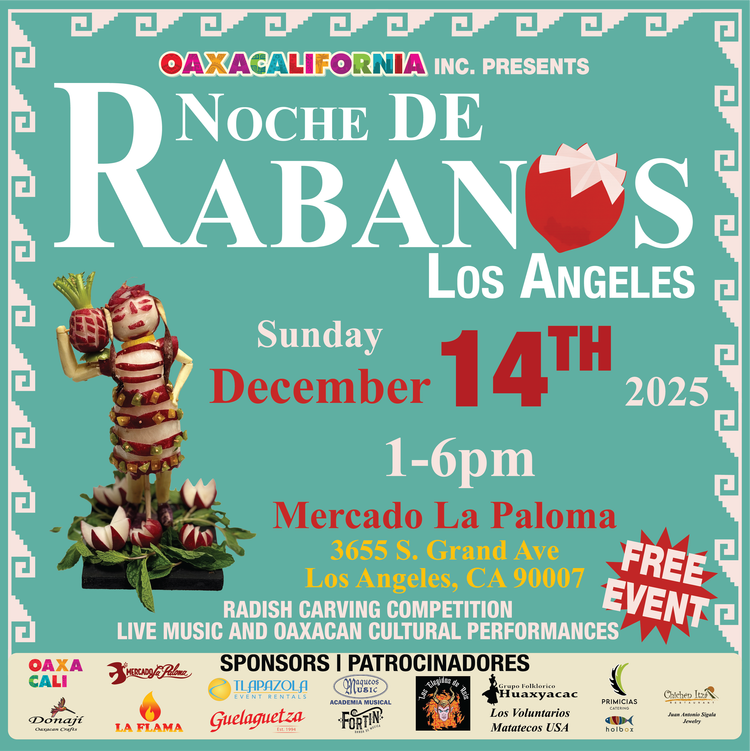 Noche de Rabanos Los Angeles — Mercado la Paloma