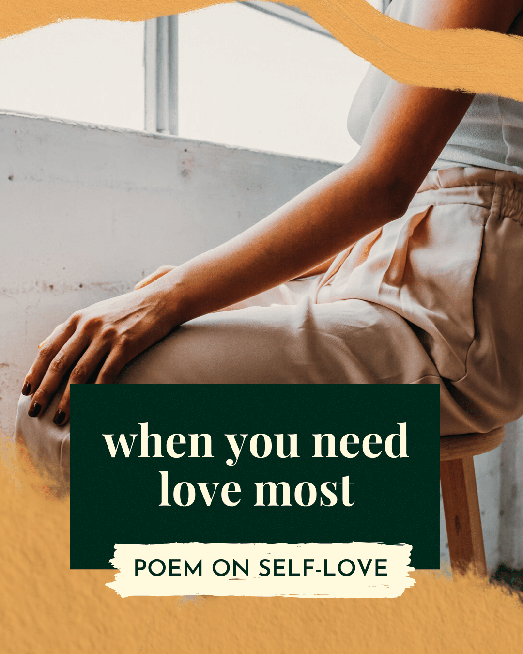 when you need love most - a Poem on Self Love — Milena Nguyen