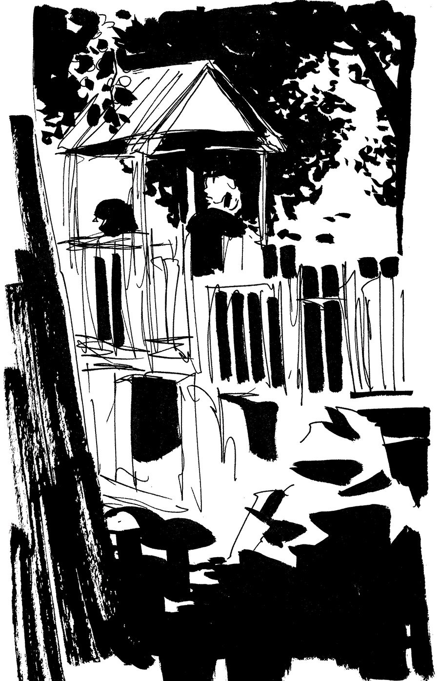 Analog Inking: The Brush — Christine Larsen