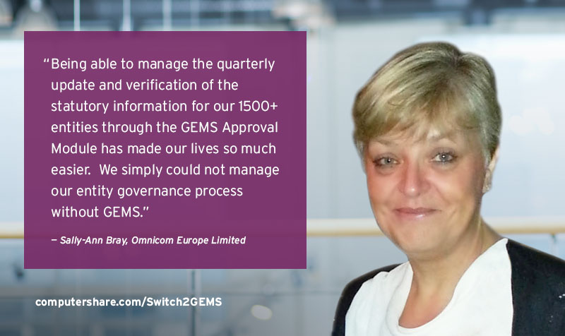 Global Entity Management | Computershare GEMS