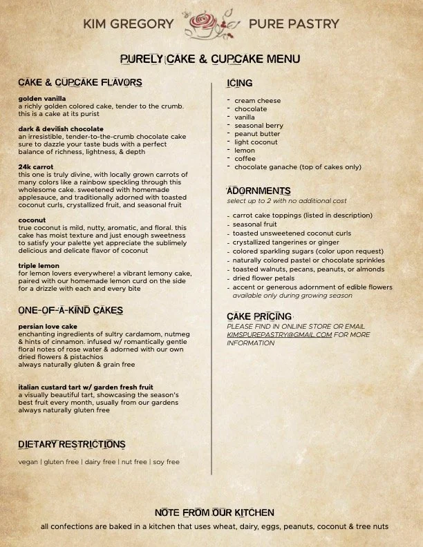 purely cake & cupcakes — pure pastry by Kim Gregory