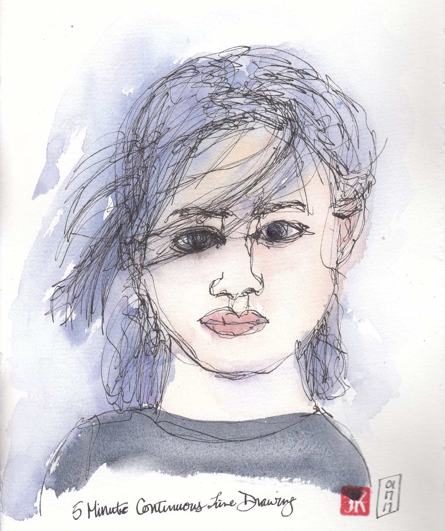 5 Minute Continuous Line Drawings — Jennie Kessinger