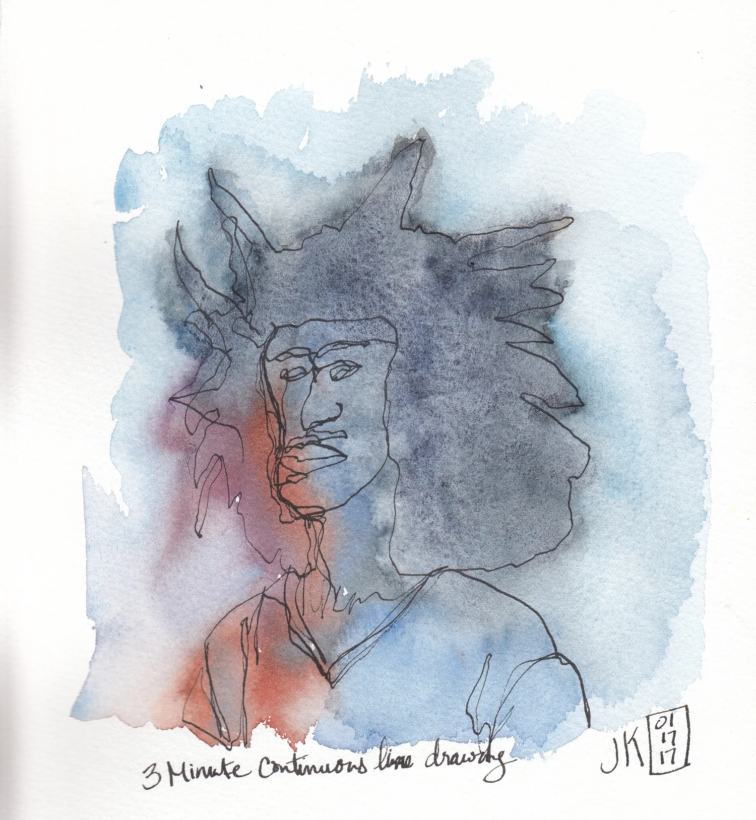 5 Minute Continuous Line Drawings — Jennie Kessinger