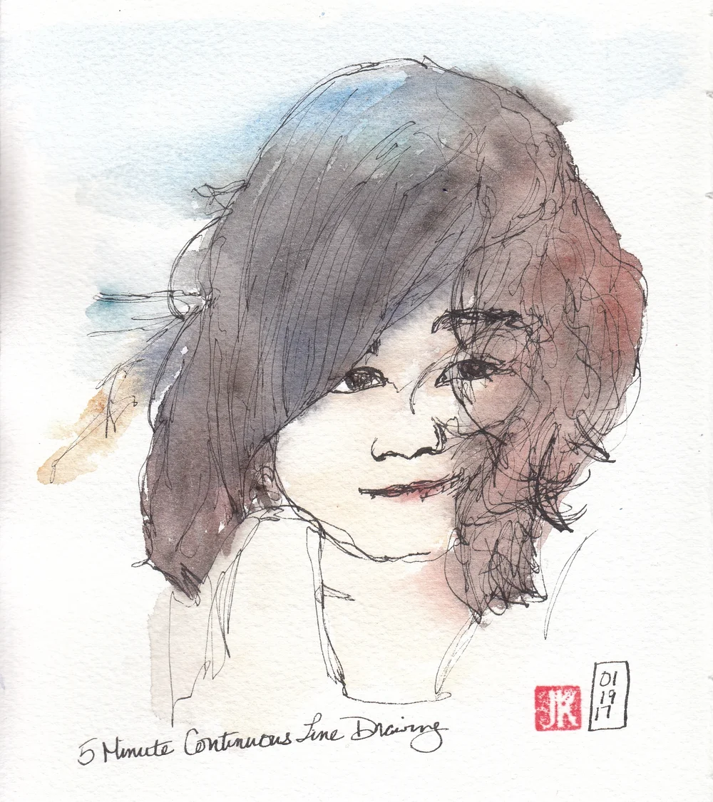5 Minute Continuous Line Drawings — Jennie Kessinger