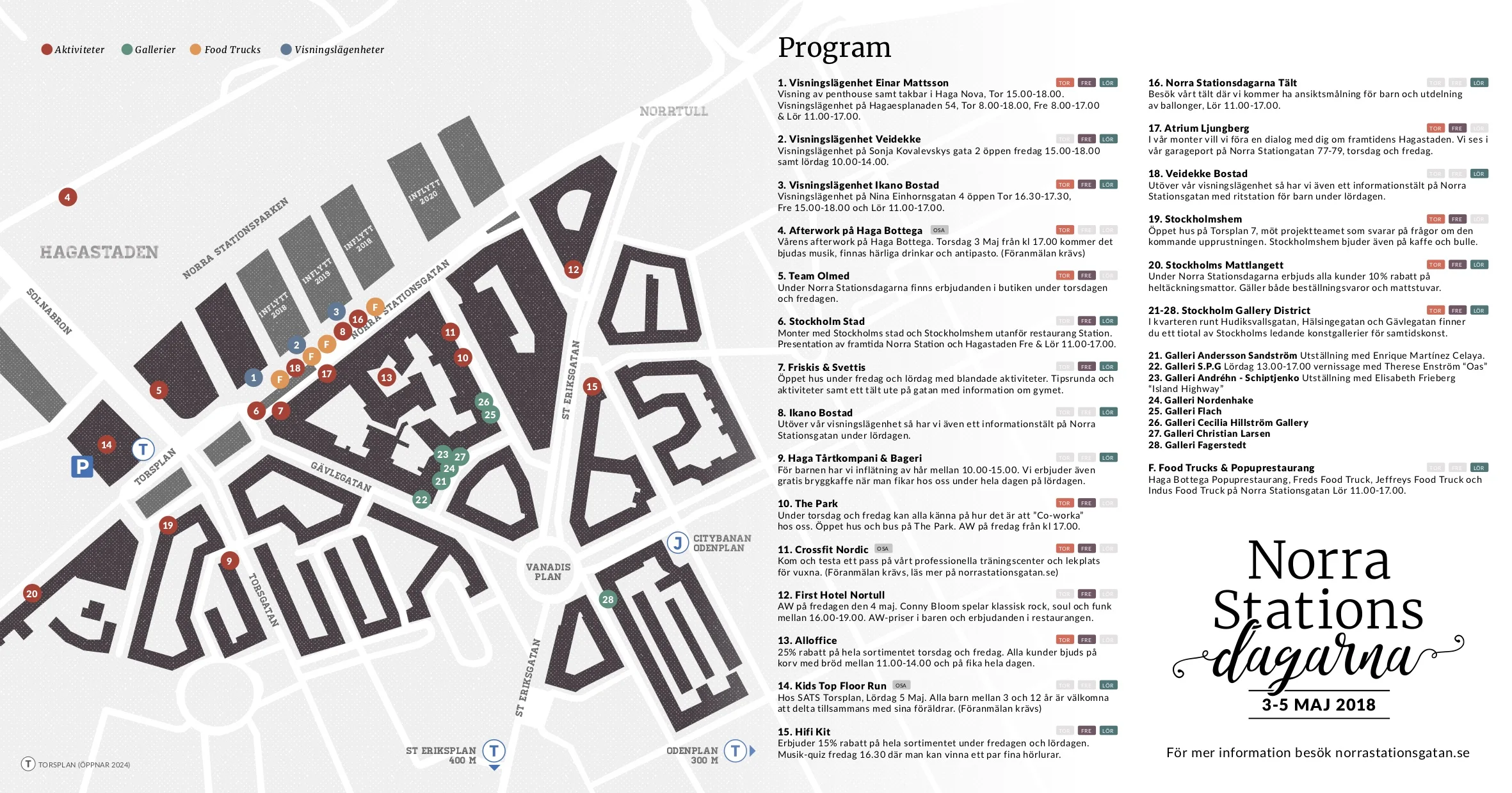 Program — Norra Stationsgatan