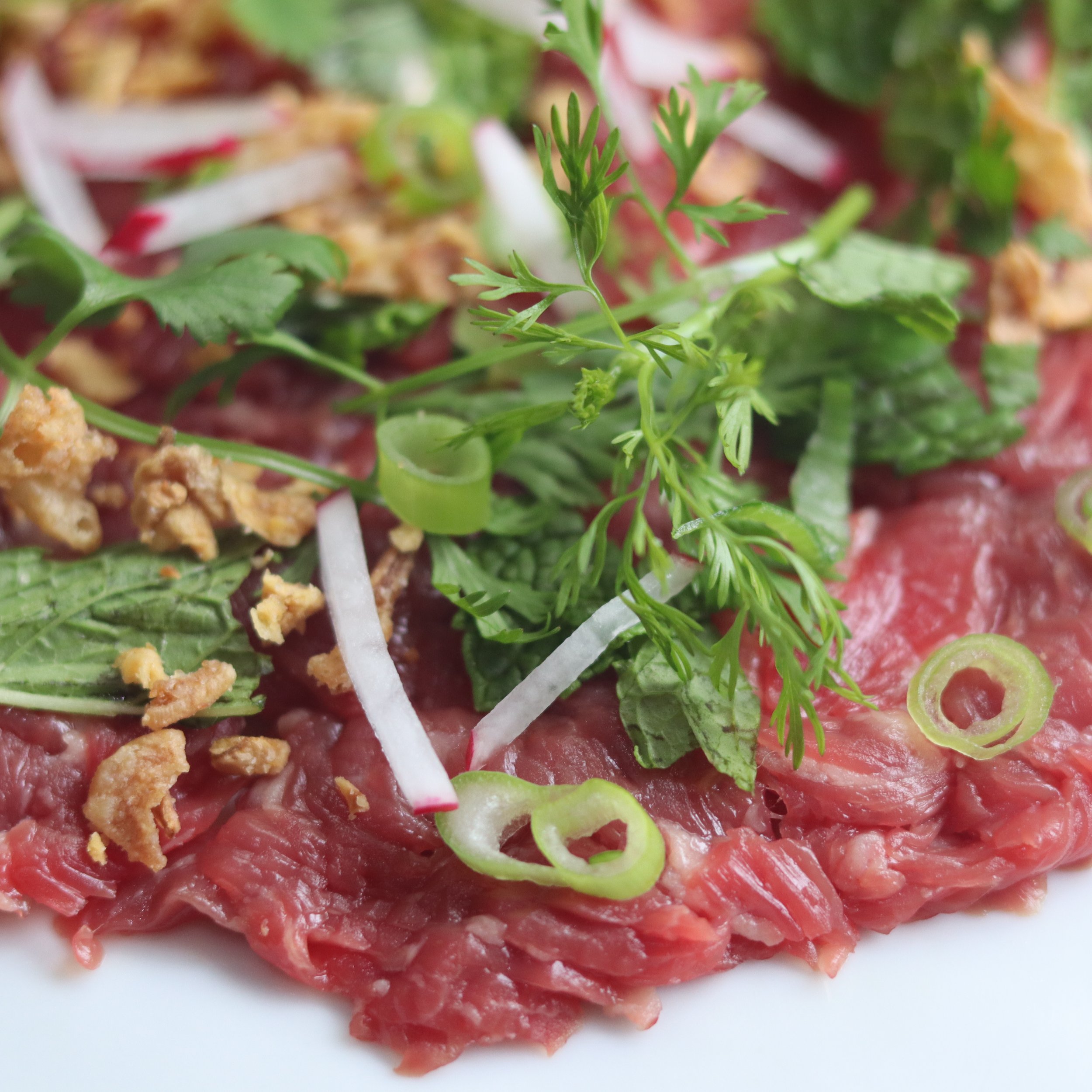 Bò Tái Chanh (Vietnamese Beef Carpaccio) — Chef Tu David Phu ...