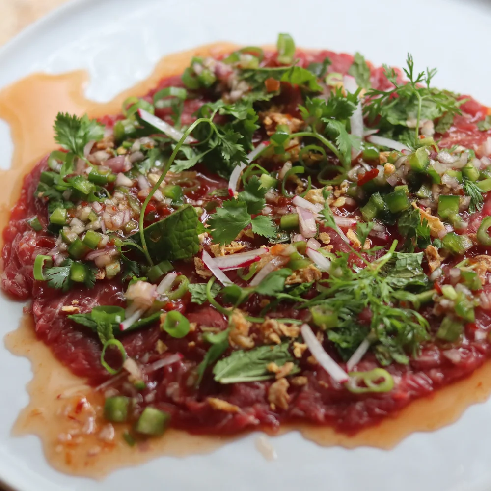 Bò Tái Chanh (Vietnamese Beef Carpaccio) — Chef Tu David Phu ...
