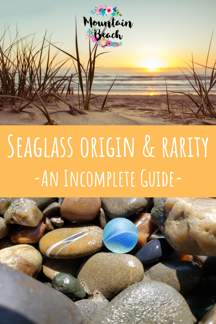 Sea Glass Color Rarity Chart