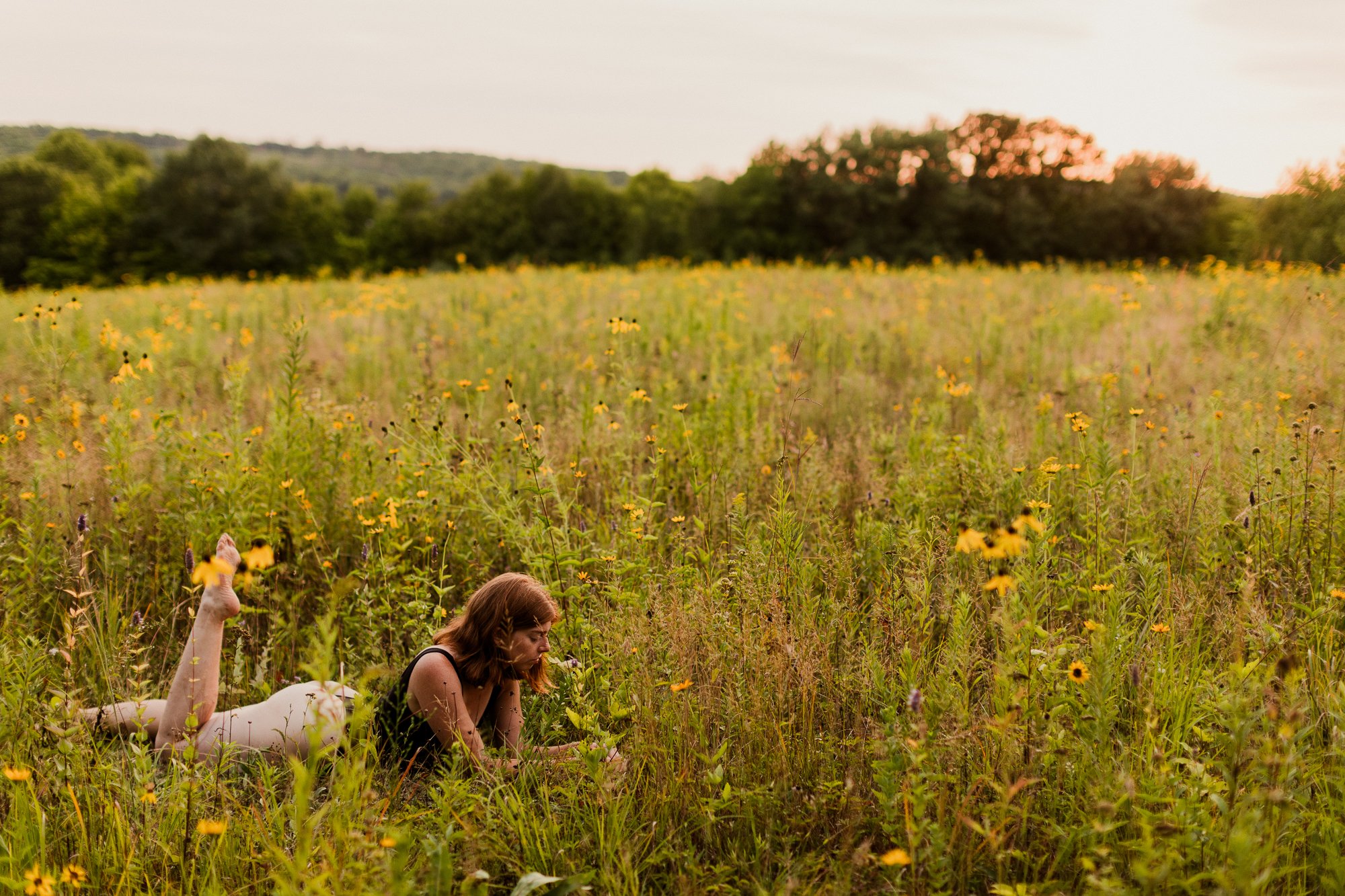Poppins’ adventurous and serene outdoor boudoir session at sunset ...
