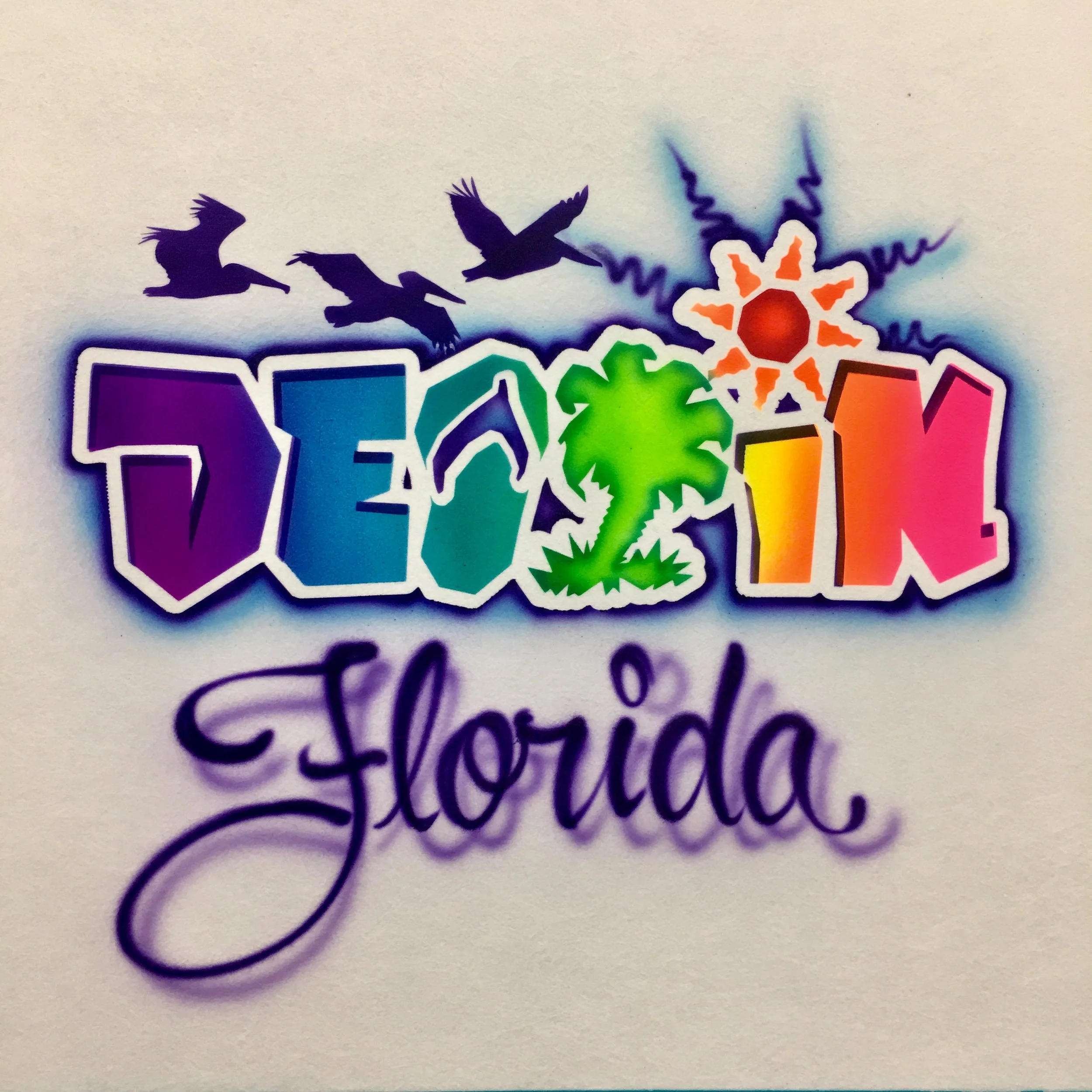 Beach — Destin Nation Airbrush