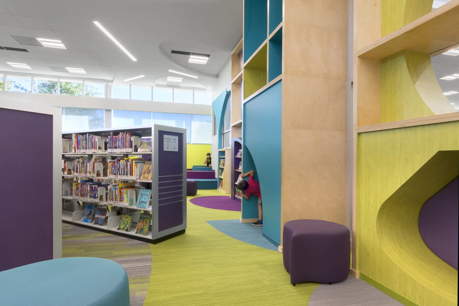 Modern Elementary School Library