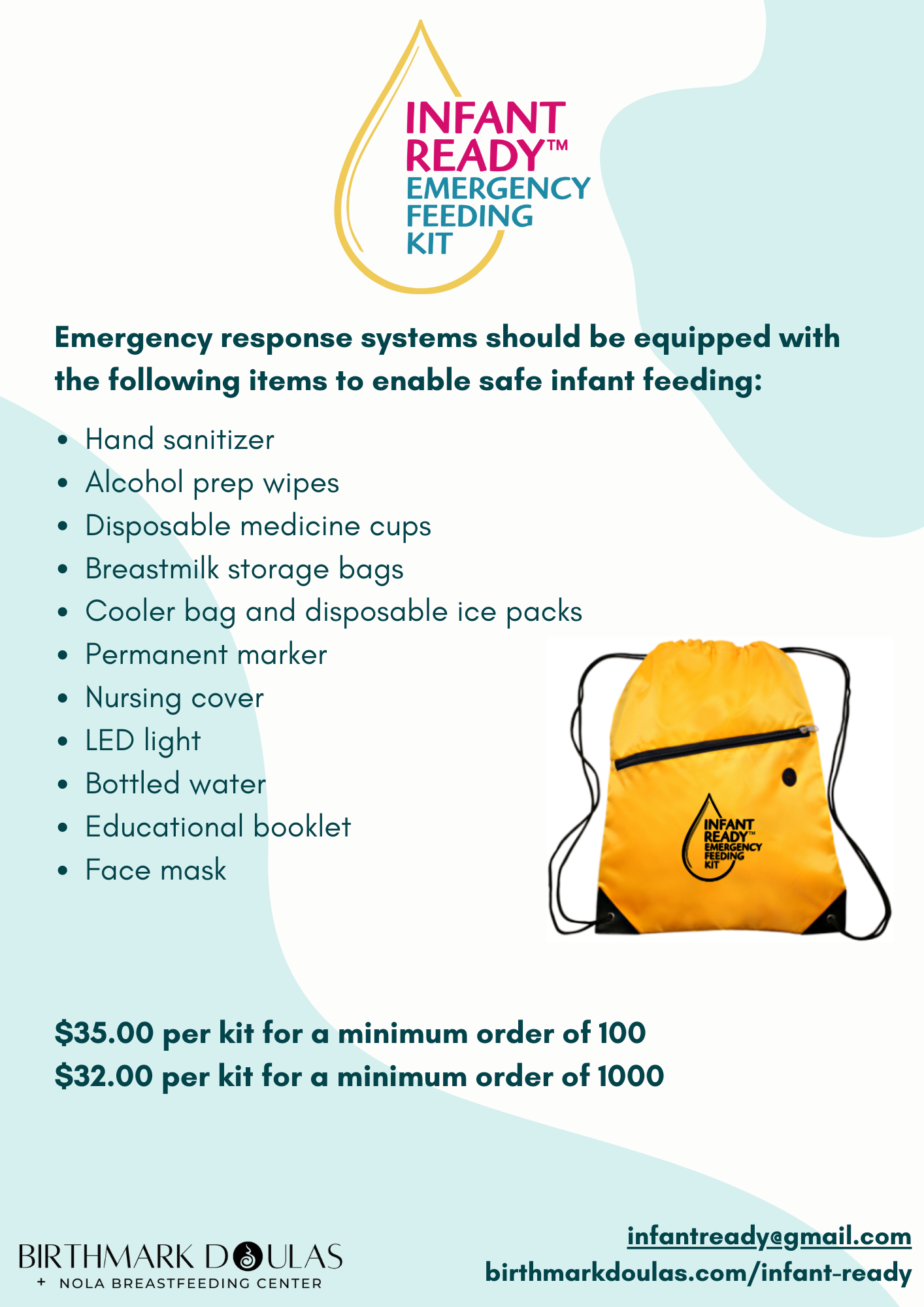 Emergency Feeding Kit — Birthmark