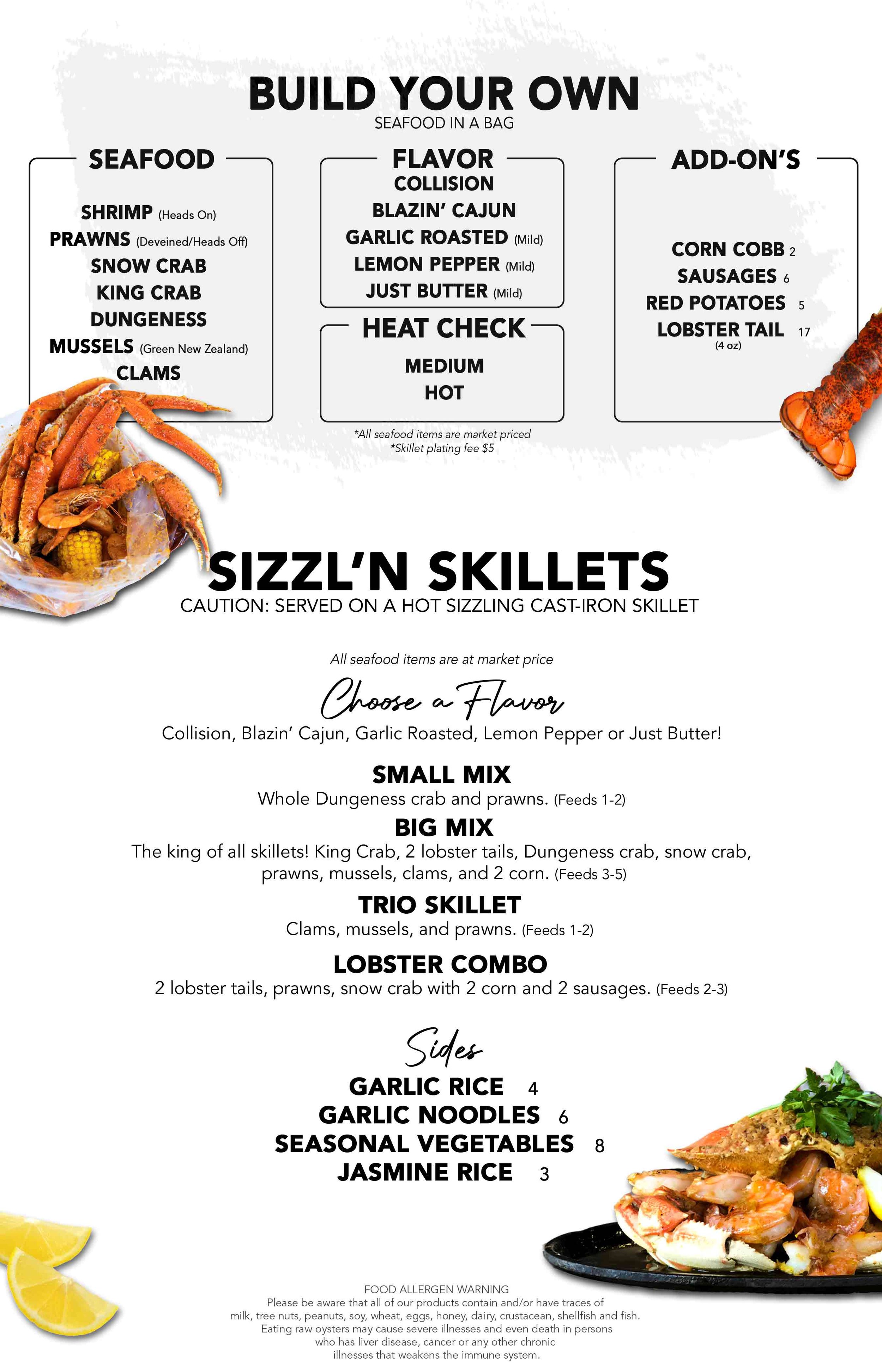 Sacramento Menu — STATION 16